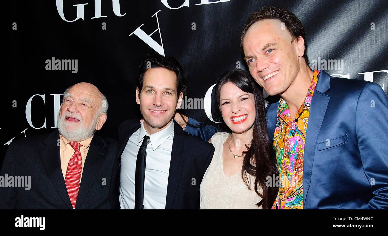 Ed Asner, Paul Rudd, Kate Arrington,Michael Shannon at the after-party ...