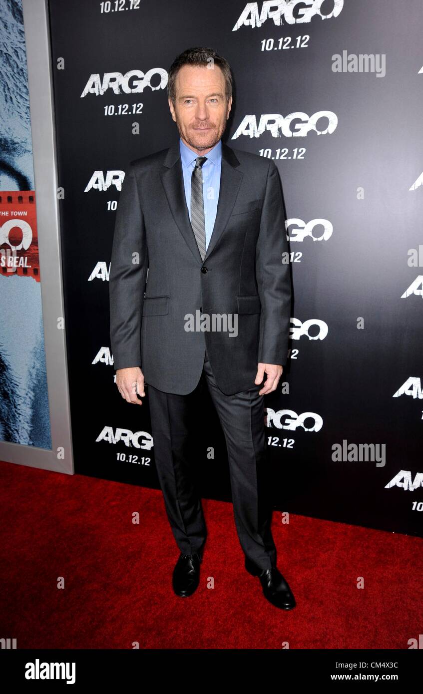 Bryan Cranston at arrivals for ARGO Premiere, The Academy of Motion ...