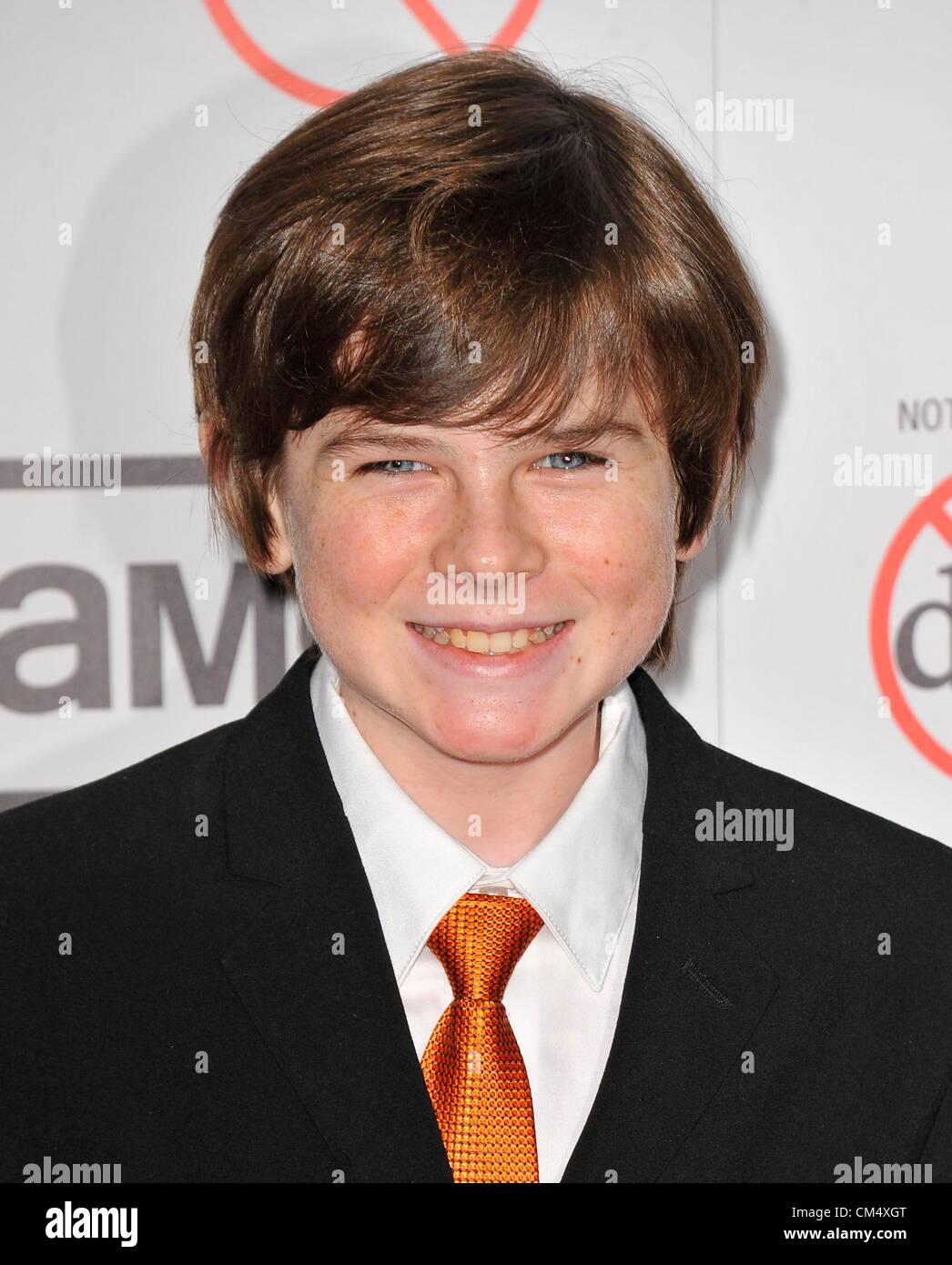 Chandler Riggs at arrivals for THE WALKING DEAD Season Three Premiere ...