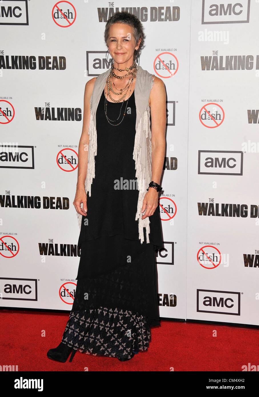 Melissa Mcbride At Arrivals For The Walking Dead Season Three Premiere Universal City Walk
