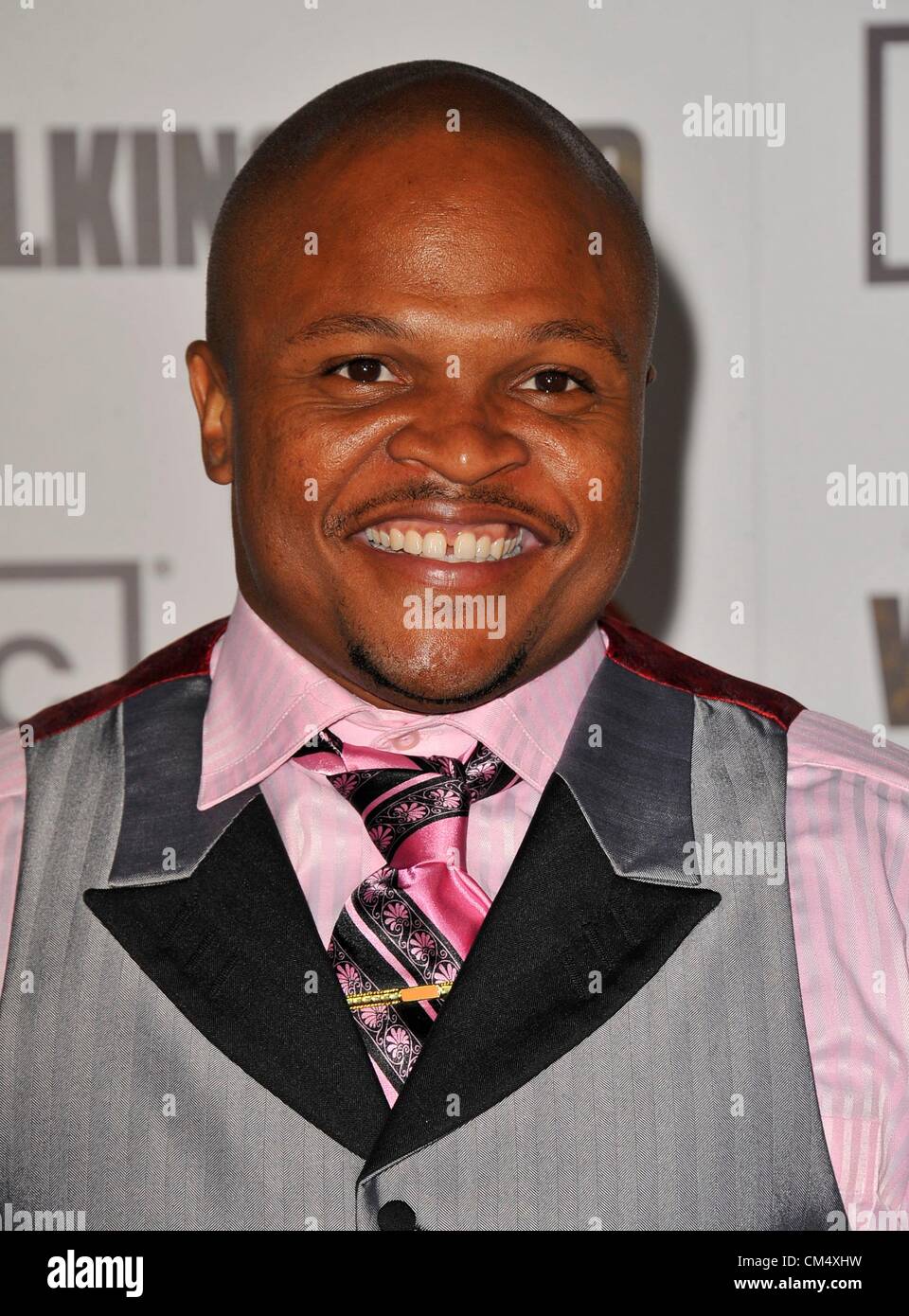 IronE Singleton at arrivals for THE WALKING DEAD Season Three Premiere ...