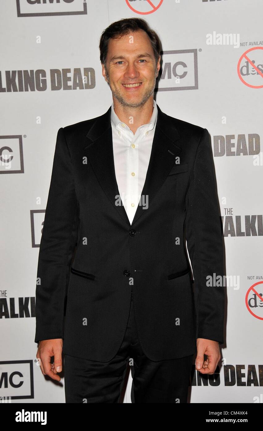 David Morrissey at arrivals for THE WALKING DEAD Season Three Premiere ...