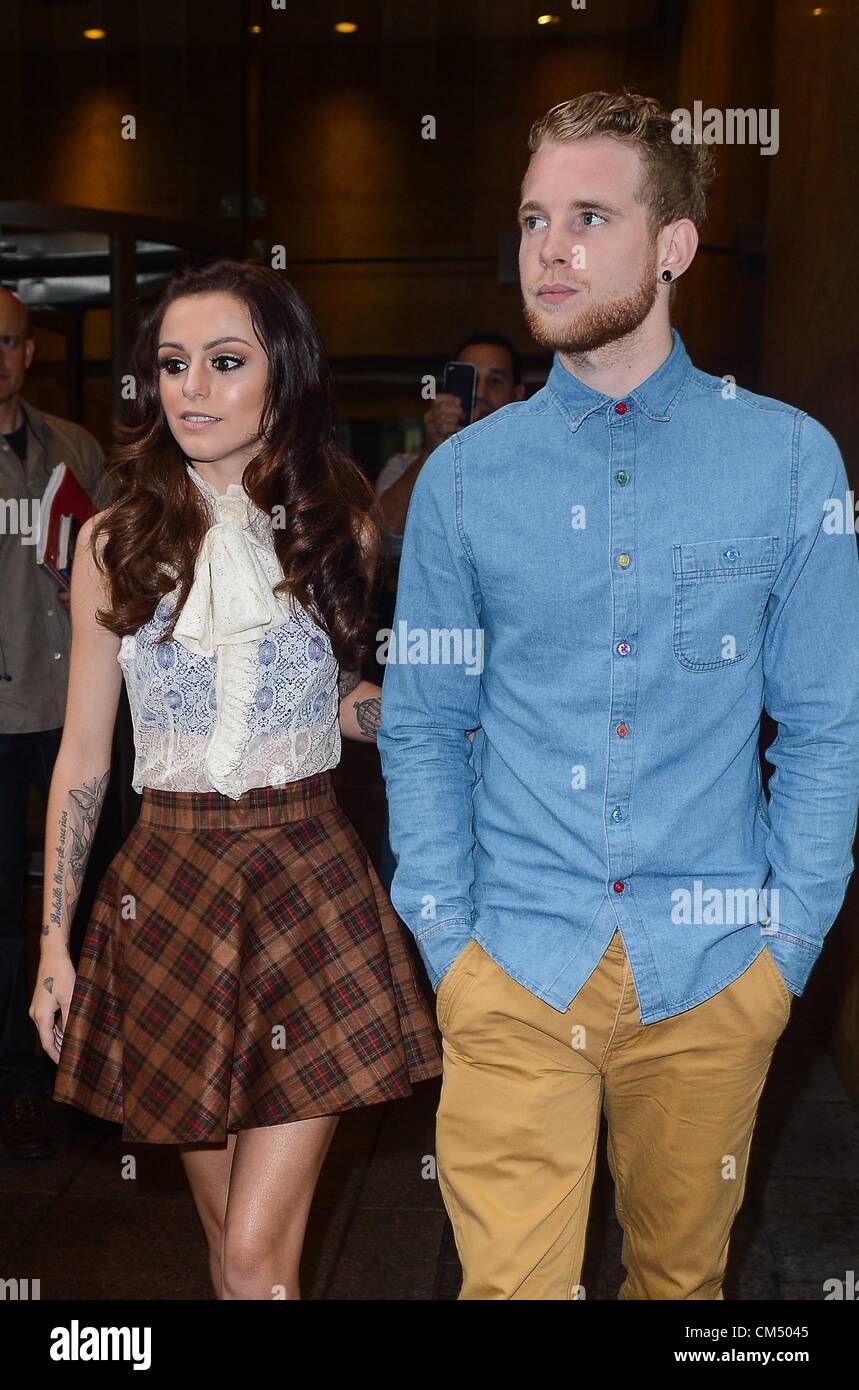 Cher Lloyd, Craig Monk, leave the Sirius XM Studios out and about for ...