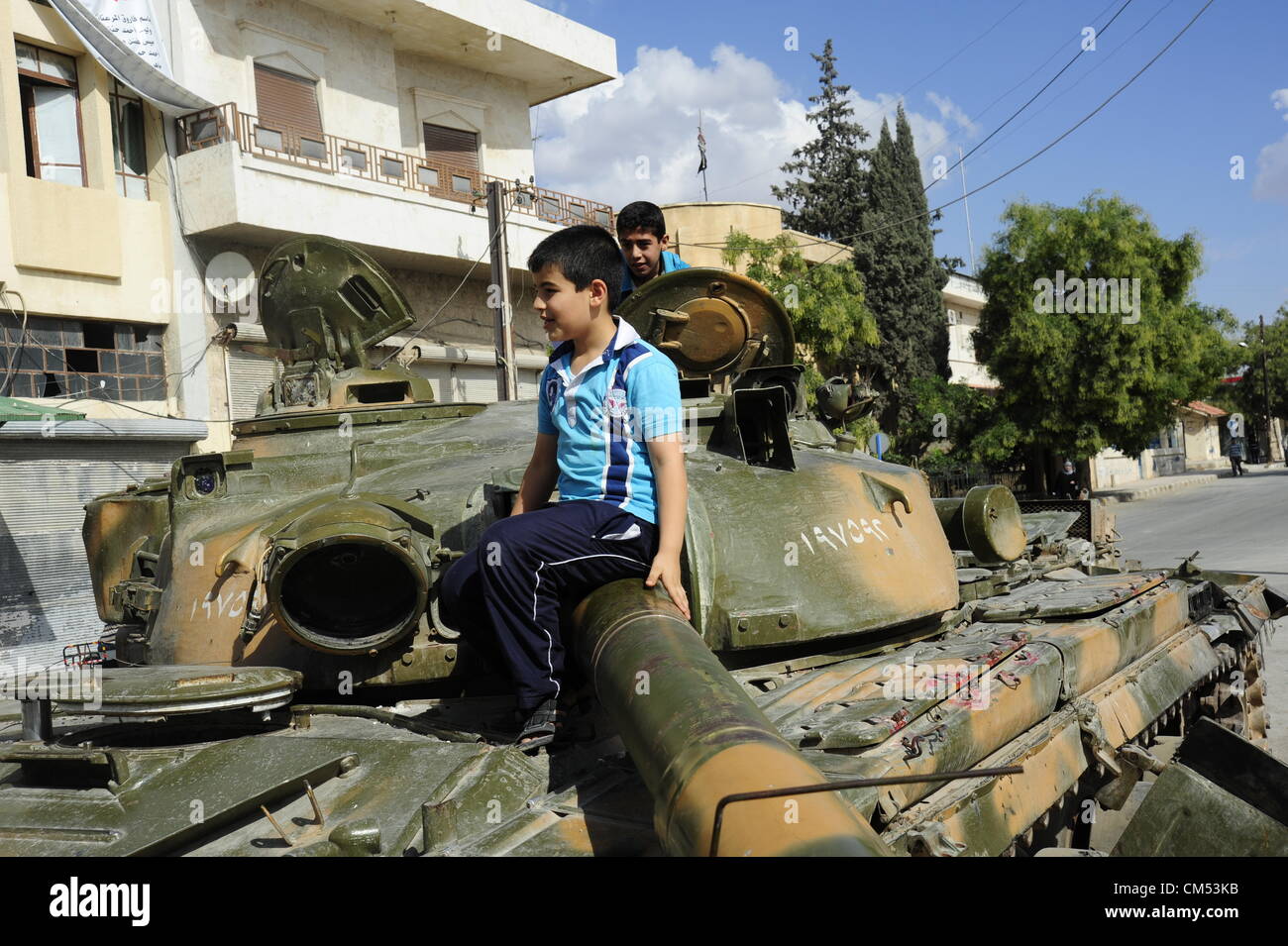 Azaz, Syria. 5th October 2012. the lives of children who somehow are ...