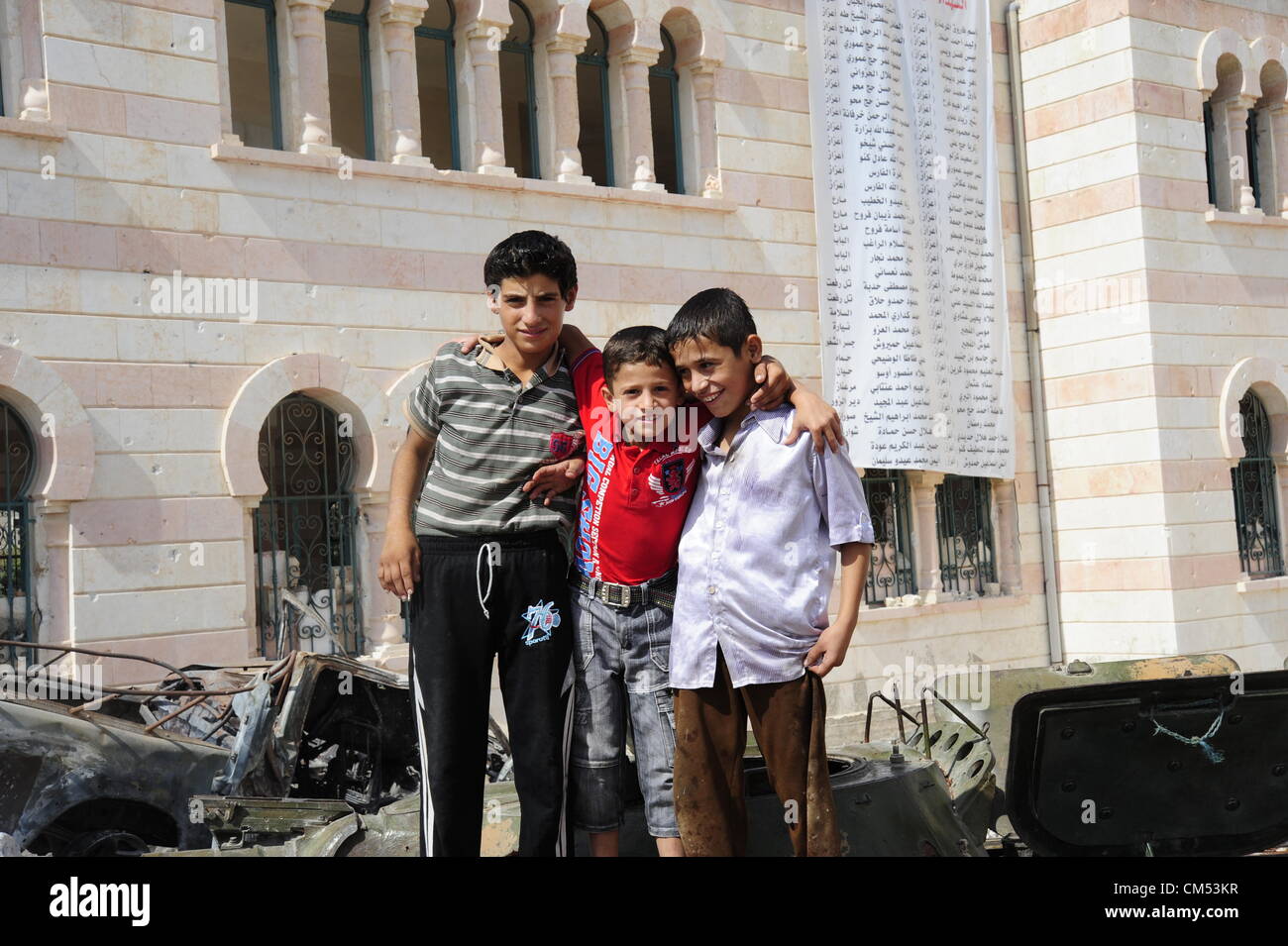 Azaz, Syria. 5th October 2012. the lives of children who somehow are ...