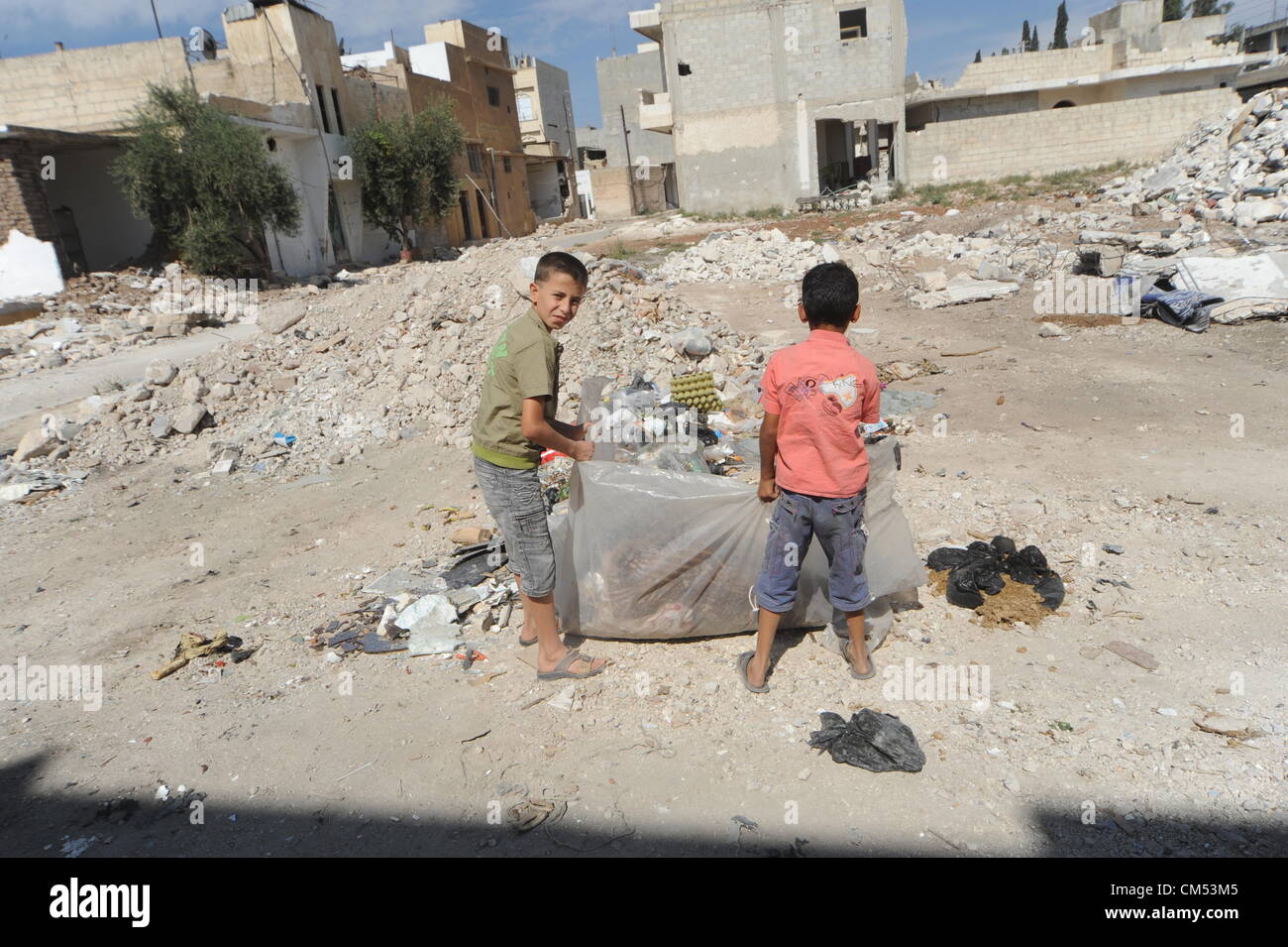 Azaz, Syria. 5th October 2012. the lives of children who somehow are ...