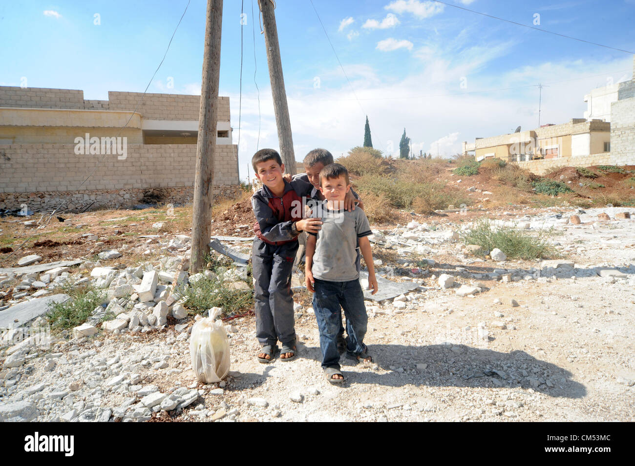 Azaz, Syria. 5th October 2012. the lives of children who somehow are ...