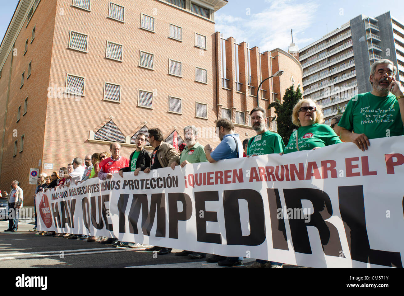 All Spanish social organizations, unions and others, called to the ...