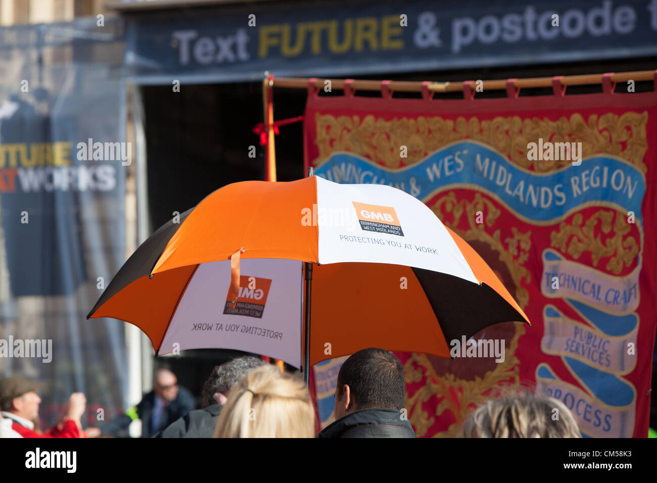 GMB Union umbrella Stock Photo - Alamy
