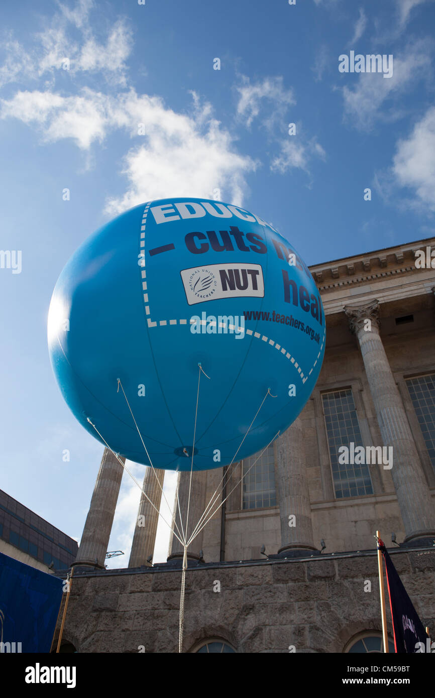 NUT inflatable against blue sky Stock Photo - Alamy