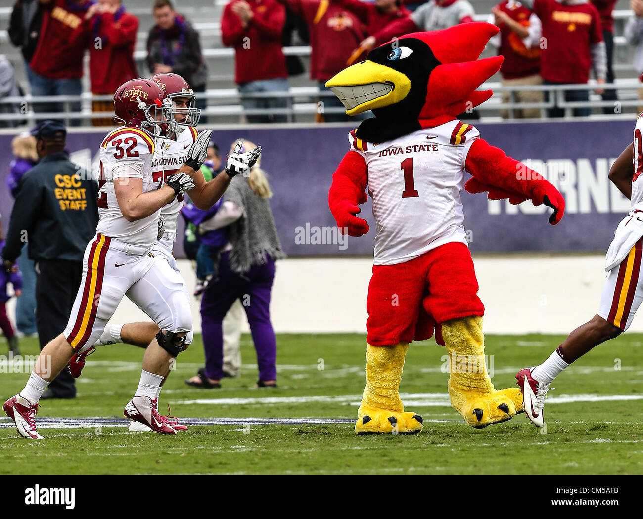 Oct. 6, 2012 - Fort Worth, Texas, United States of America - Iowa State ...