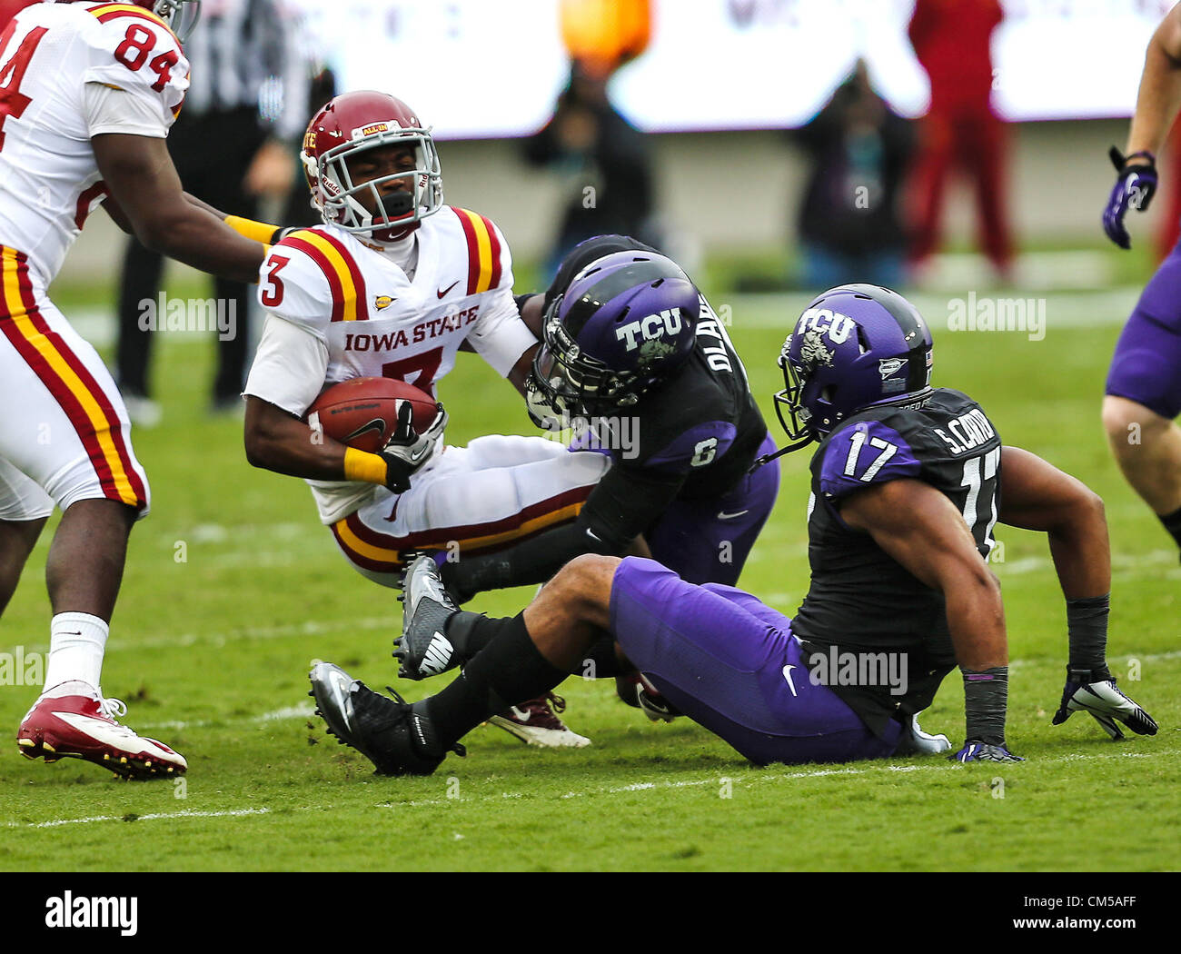 Oct. 6, 2012 - Arlington, Texas, U.S. - Iowa State Cyclones wide ...