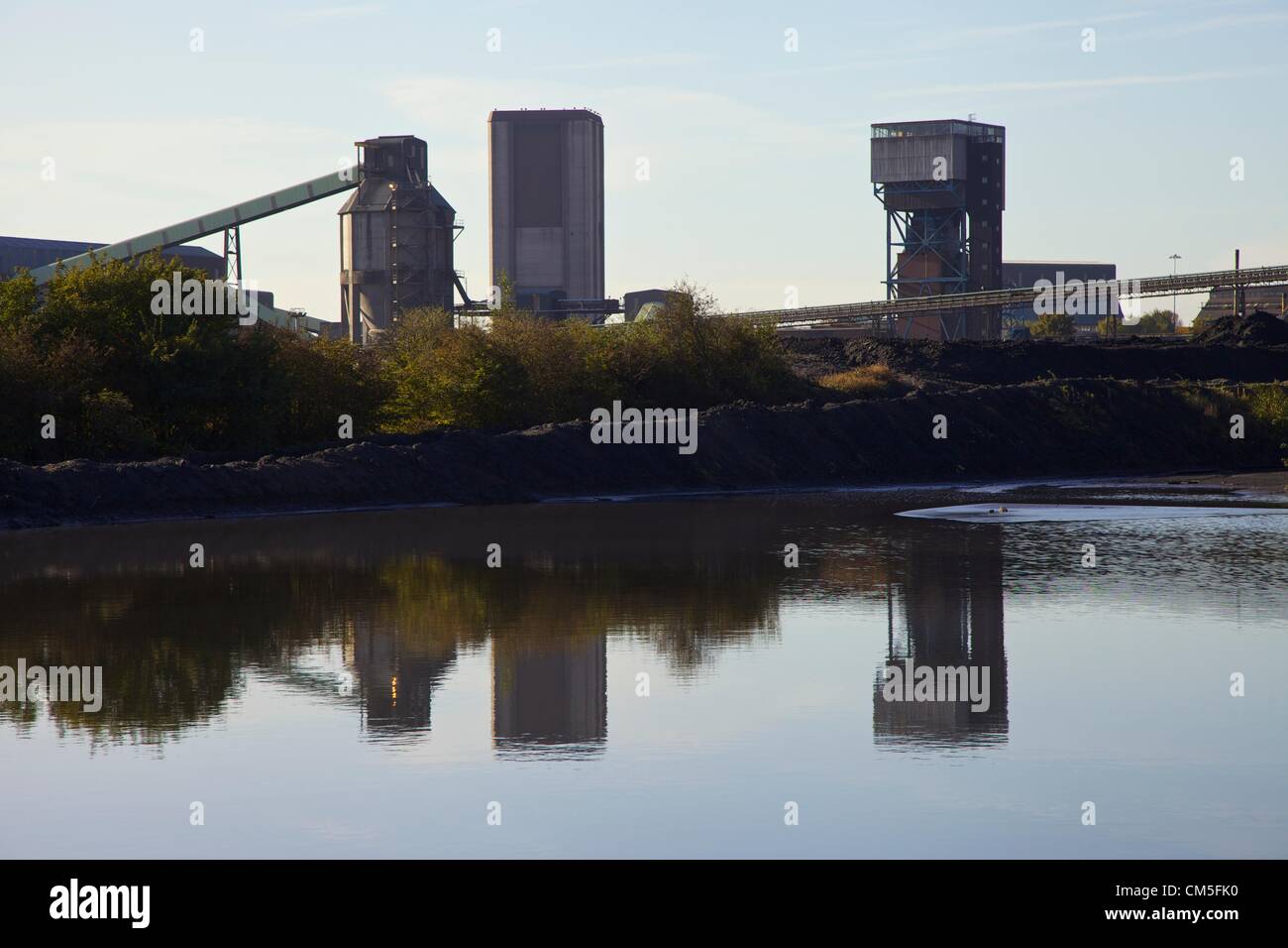 October 9th 2012. Maltby Colliery in South Yorkshire Where 540 miners ...