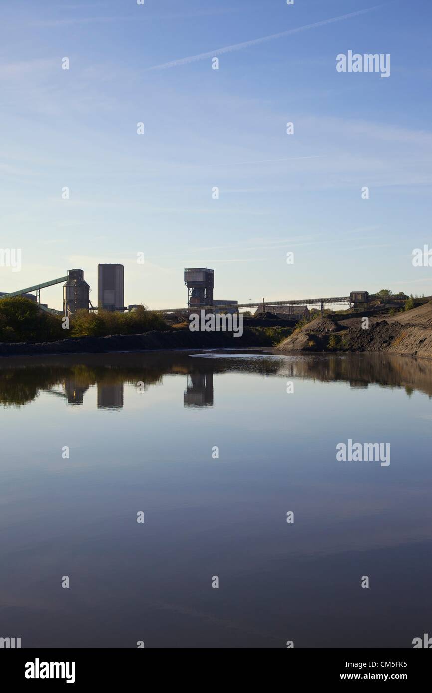 October 9th 2012. Maltby Colliery in South Yorkshire Where 540 miners ...