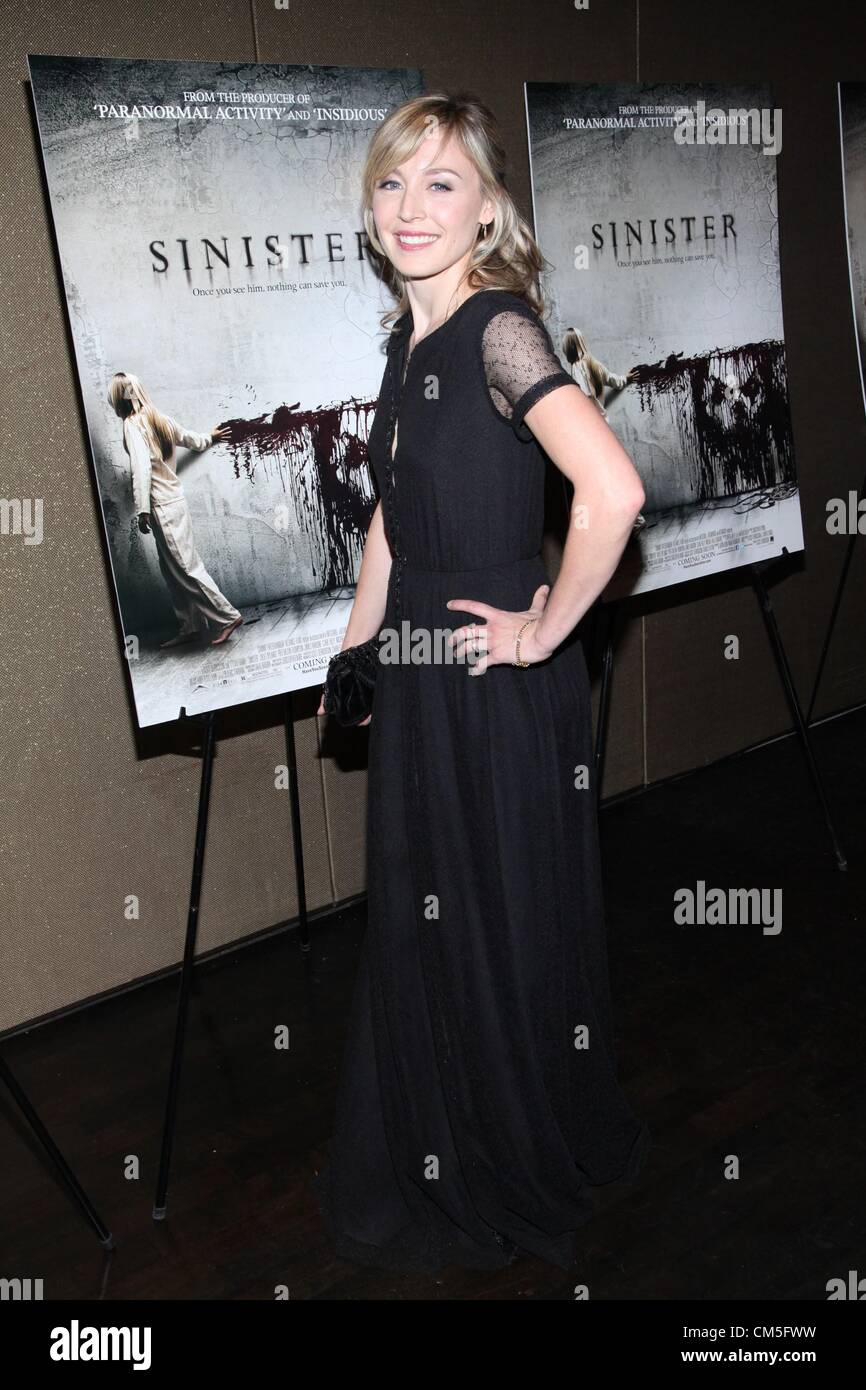 Juliet Rylance at arrivals for SINISTER Screening, Tribeca Hotel, New ...