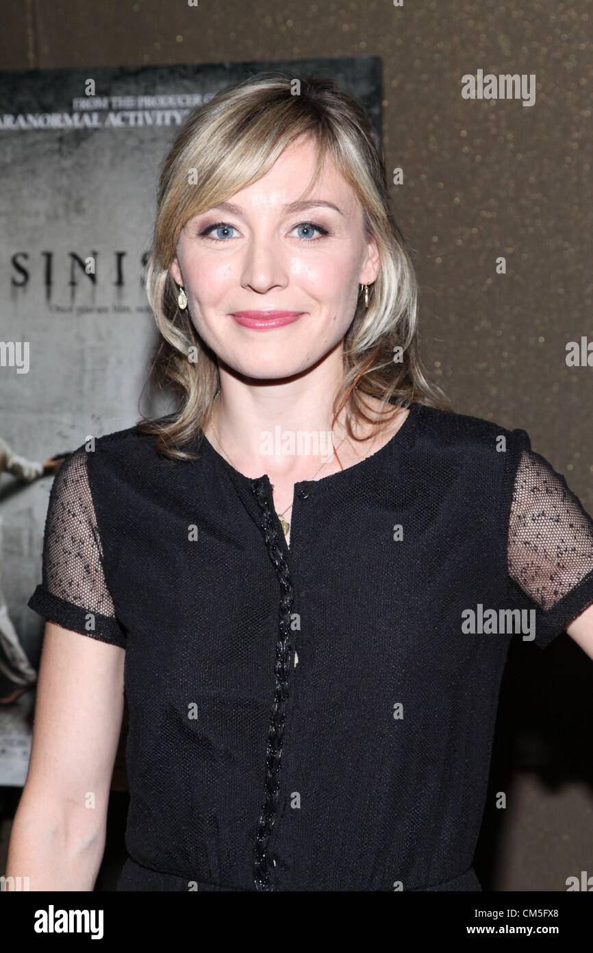 Juliet Rylance at arrivals for SINISTER Screening, Tribeca Hotel, New ...