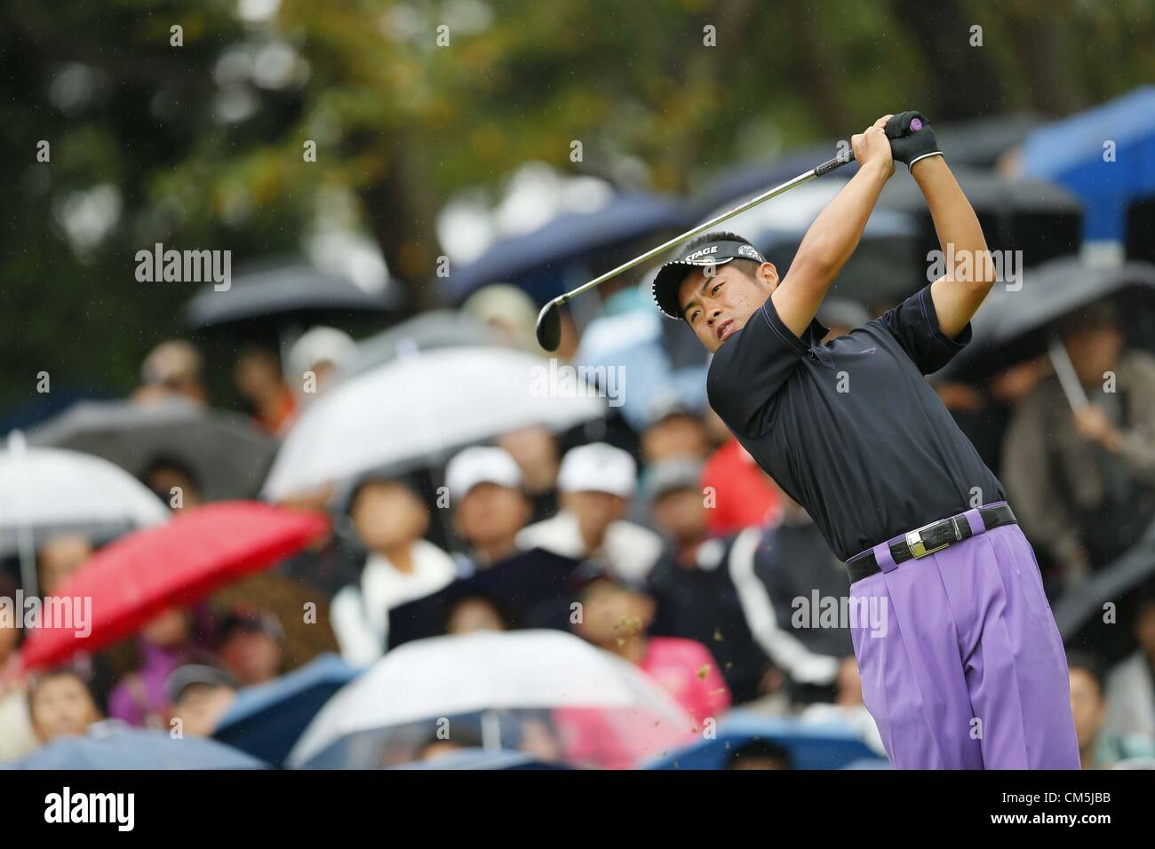 Yuta Ikeda, OCTOBER 7, 2012 - Golf : Canon Open Golf Tournament Final Round at Totsuka Country ...