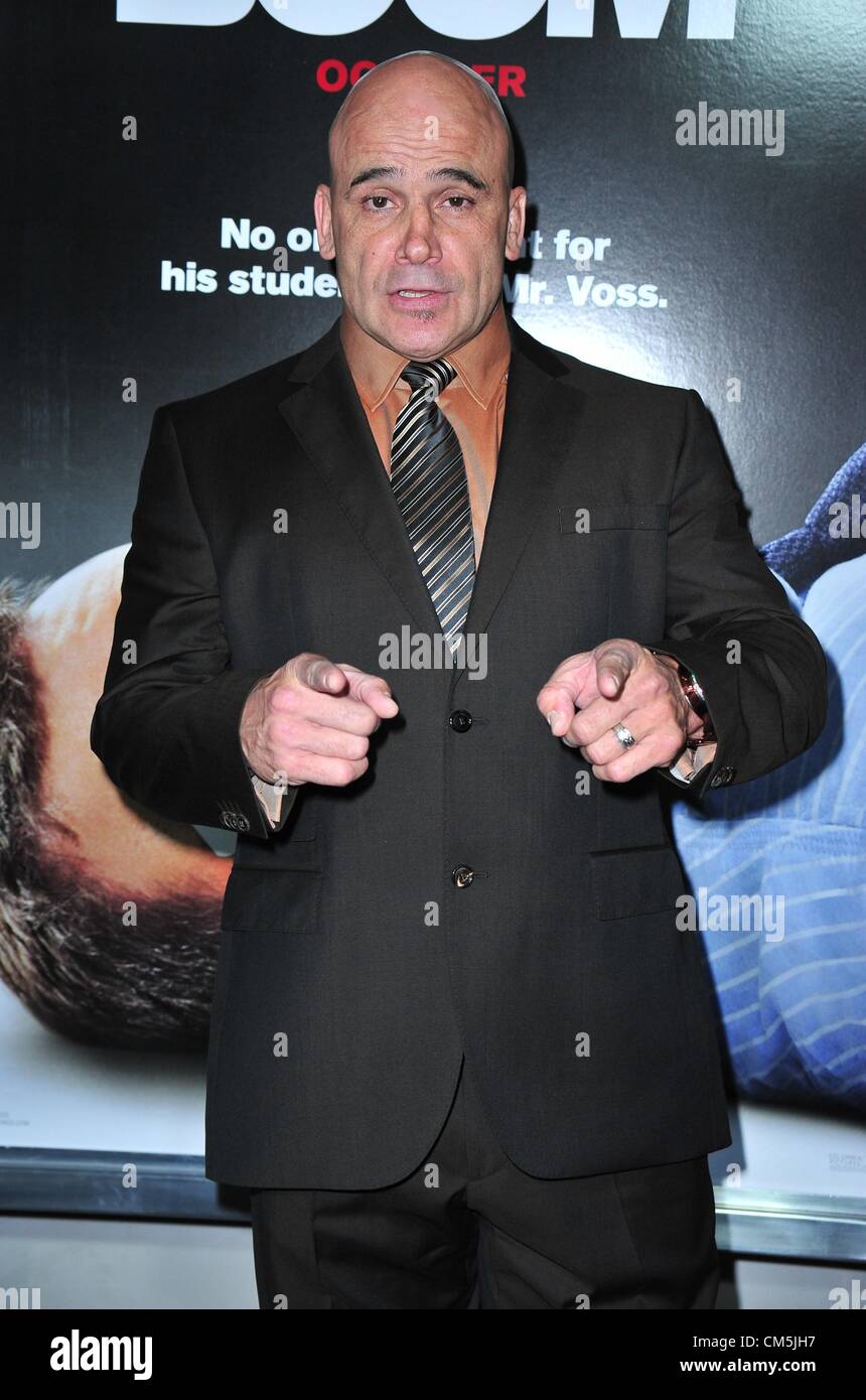 New York, USA. 9th October 2012. Bas Rutten at arrivals for HERE COMES ...