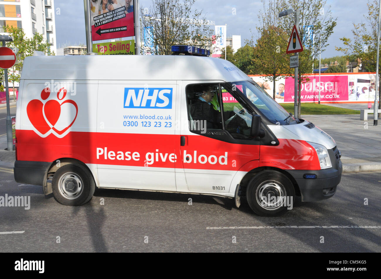 Blood delivery van hi-res stock photography and images - Alamy