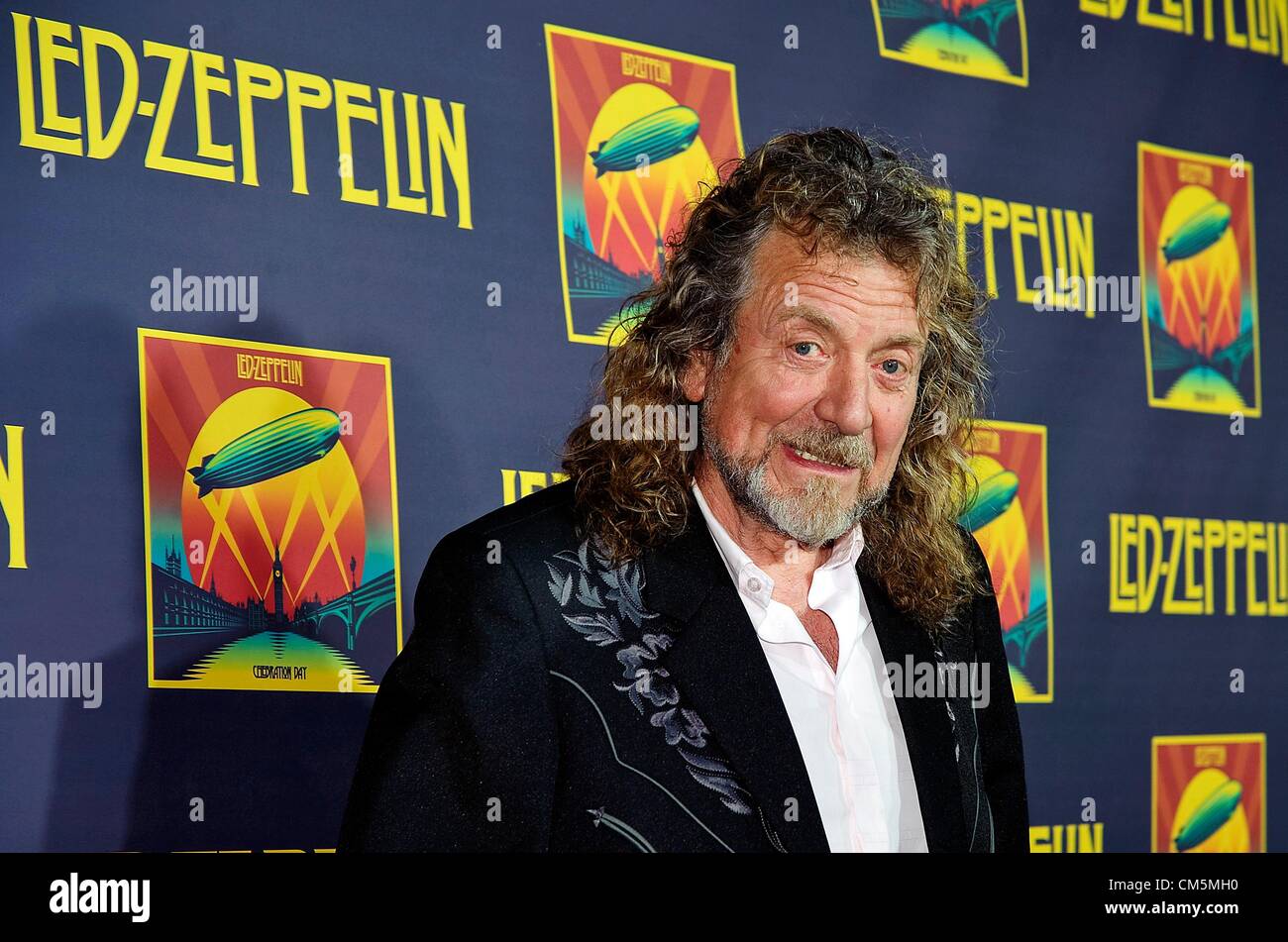 New York, USA. 9th October 2012. Robert Plant (Led Zeppelin) at ...