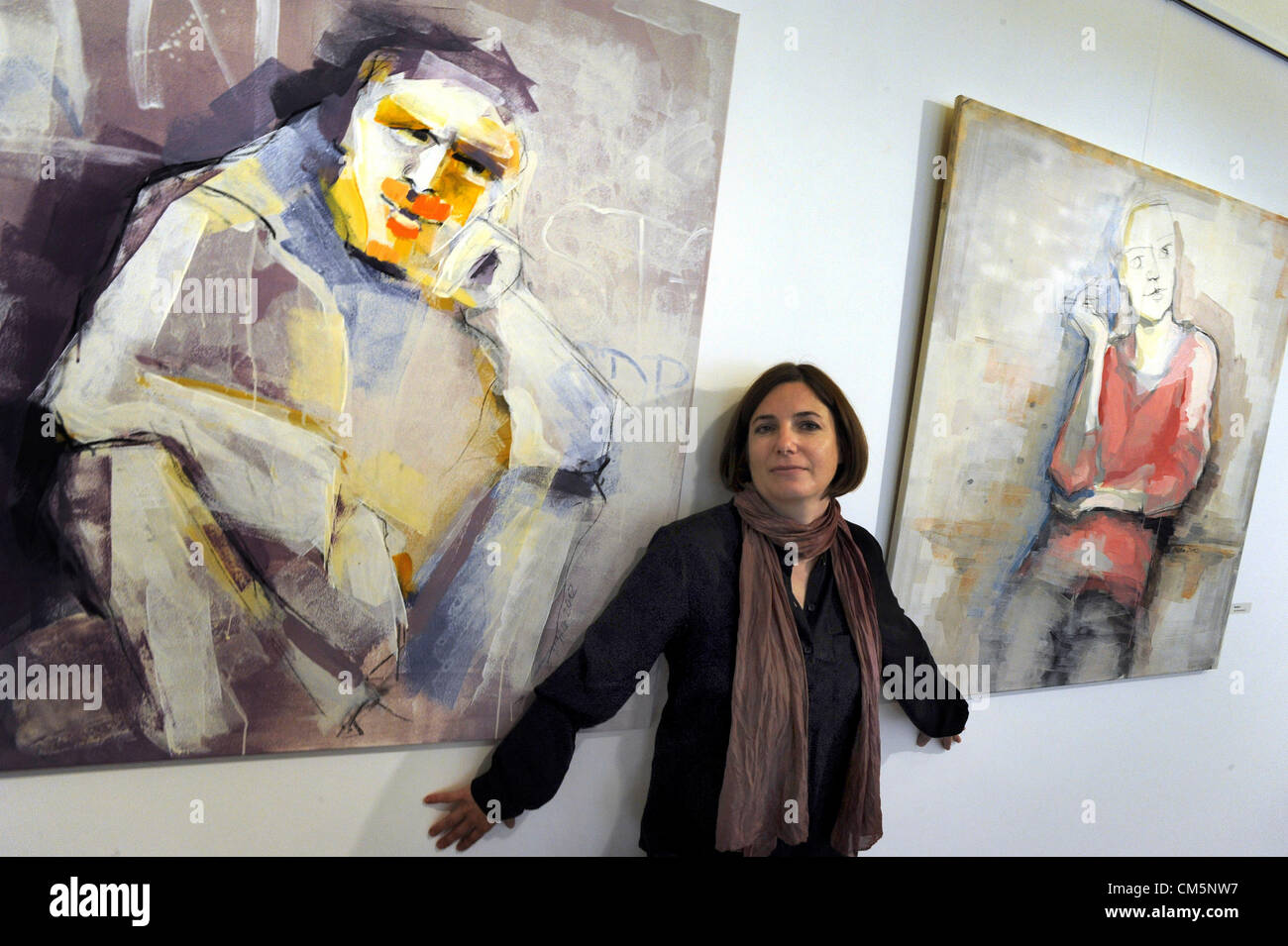The exhibition of paintings by Elisabeth Muller of Munich is called ...