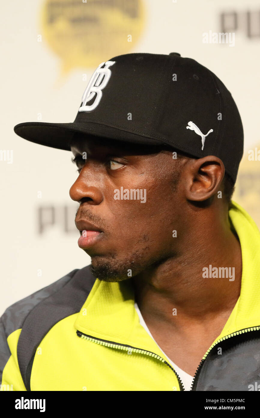 Usain Bolt attends to press conference of Puma Japan, Tokyo Japan, 10 ...