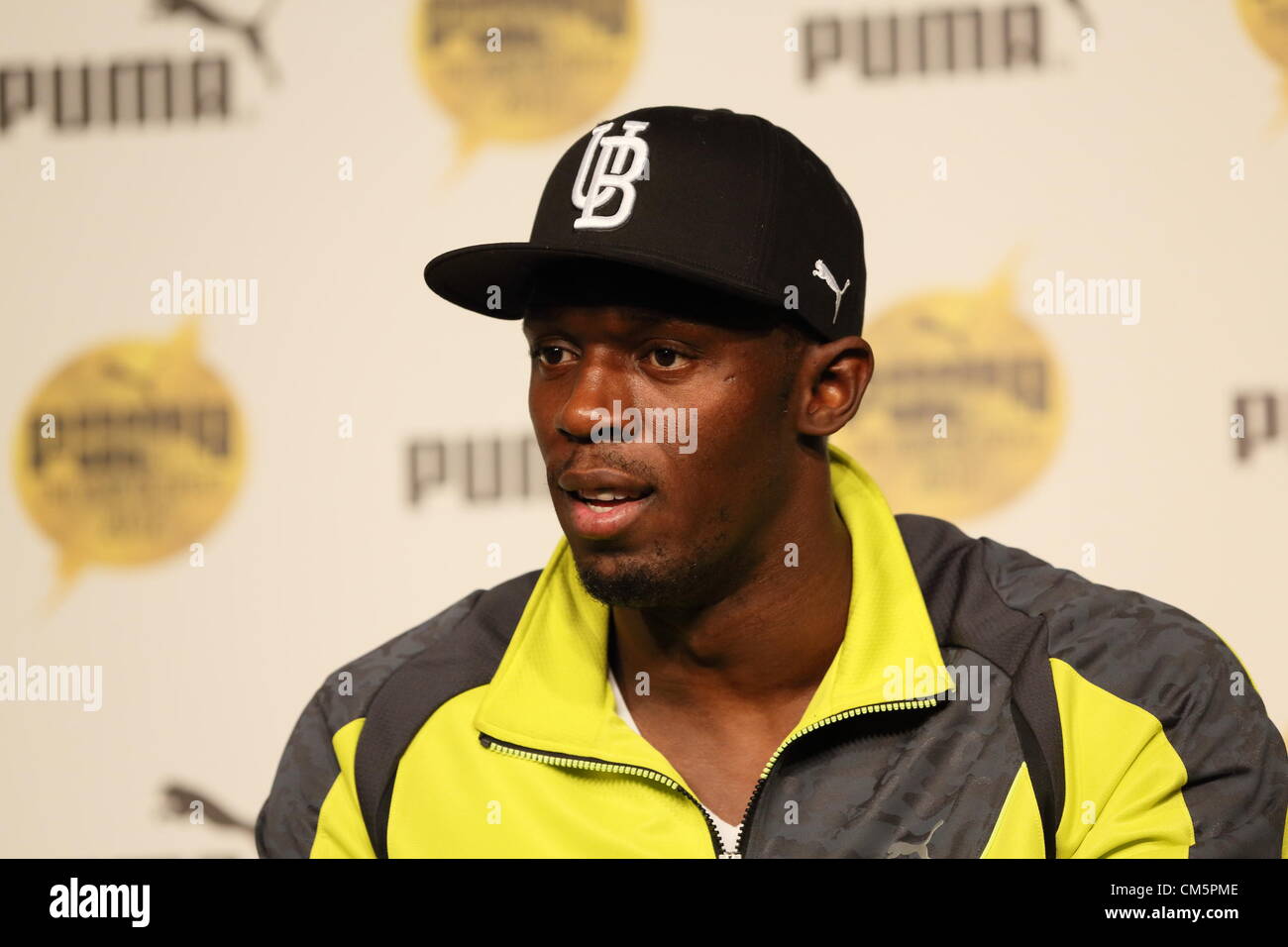 Usain Bolt attends to press conference of Puma Japan, Tokyo Japan, 10 ...