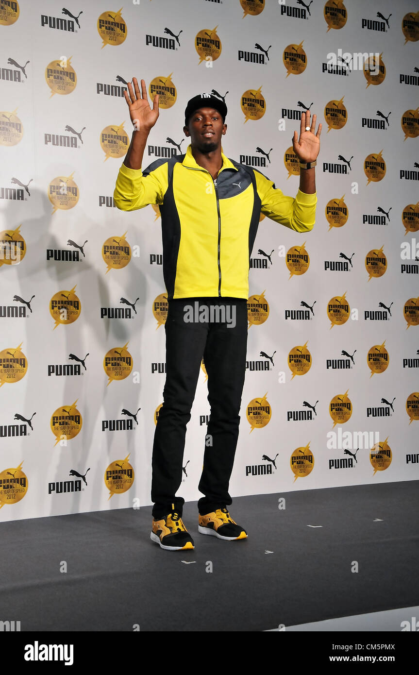 Usain Bolt, OCTOBER 10, 2012 - Athletics : Jamaican sprinter Usain Bolt ...