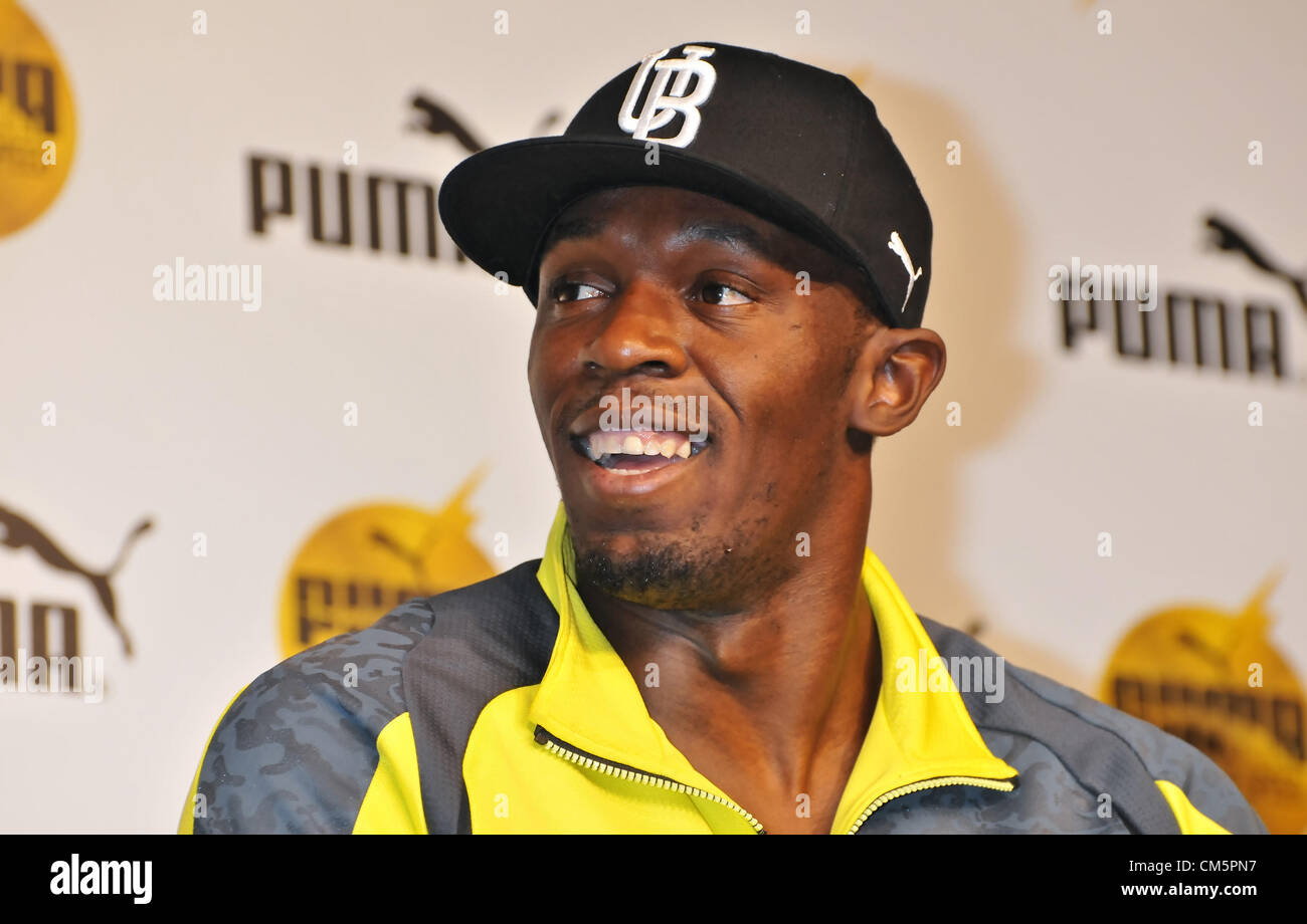 Usain Bolt, OCTOBER 10, 2012 - Athletics : Jamaican sprinter Usain Bolt ...