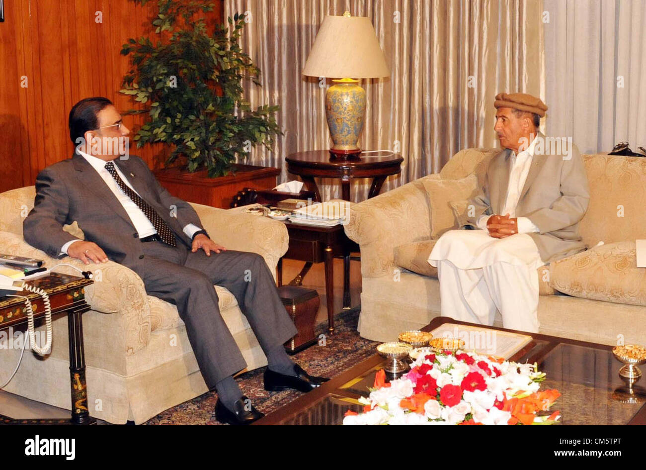 Gilgit baltistan governor pir karam ali shah hi-res stock photography ...