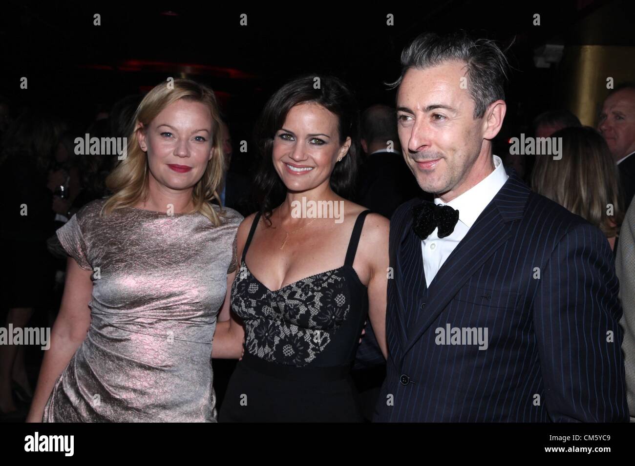 New York, USA. 11th October 2012. Samantha Mathis, Carla Gugino, Alan ...