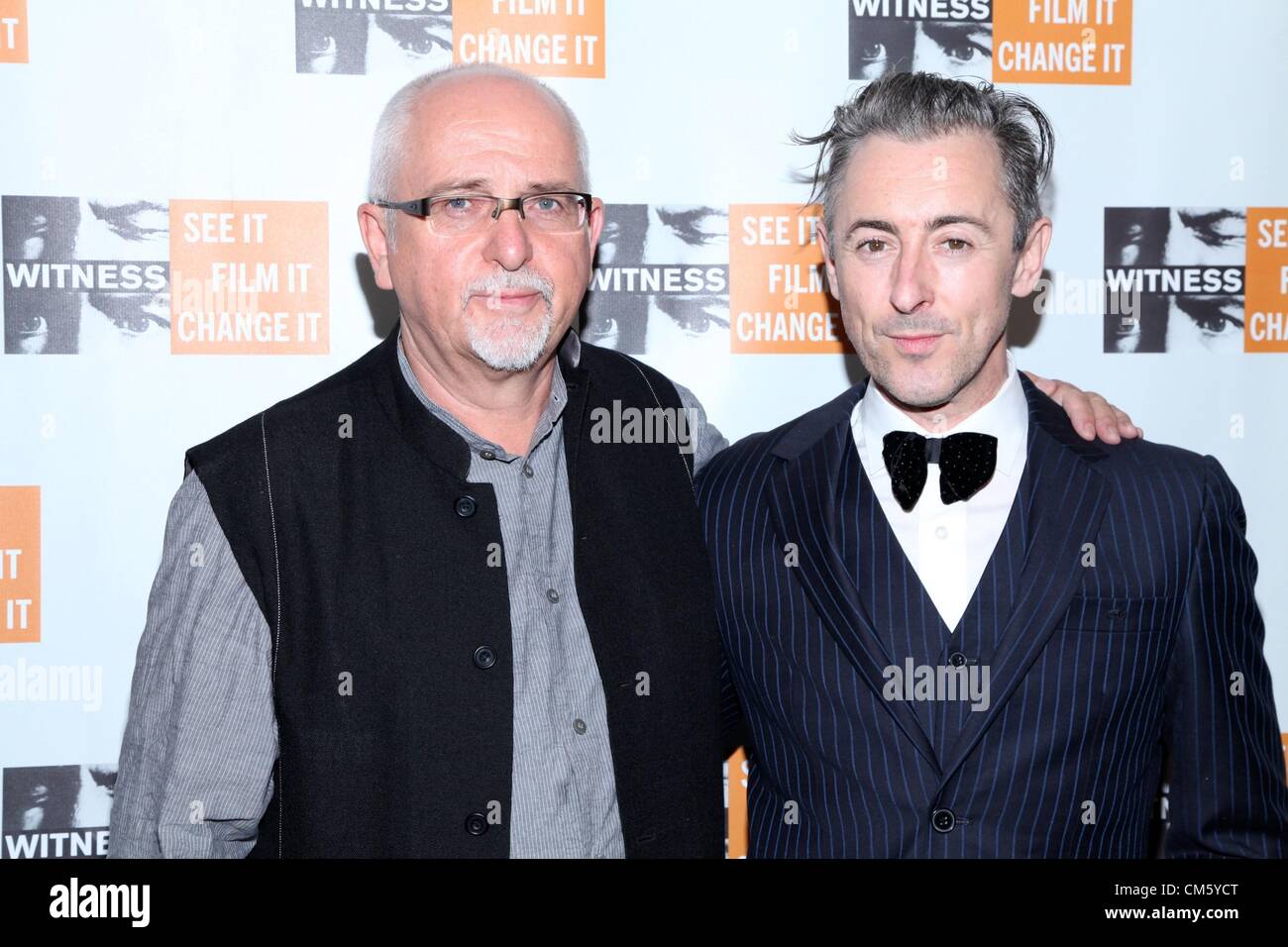 New York, USA. 11th October 2012. Peter Gabriel, Alan Cumming at ...