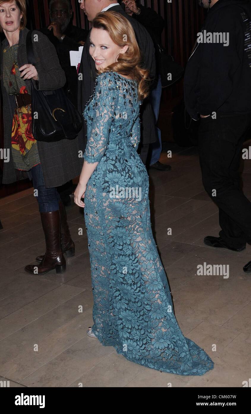 New York, USA. 11th October 2012. Kylie Minogue at arrivals for HOLY ...