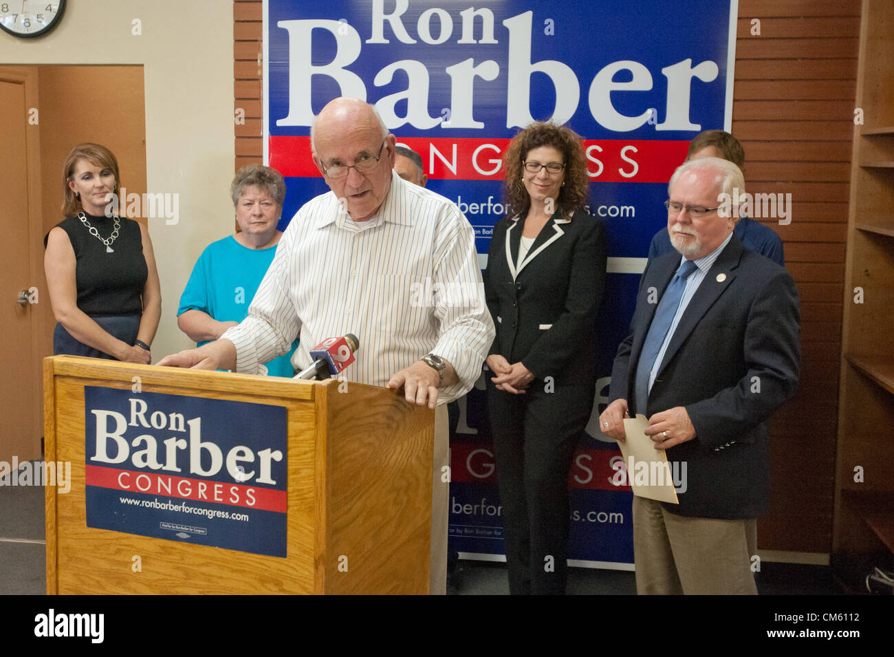 Oct. 12, 2012 - Tucson, Arizona, U.S - Former Tucson, Ariz. Republican ...