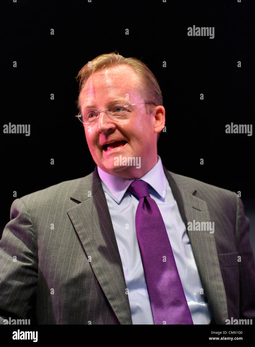 Oct. 11, 2012 - Hempstead, New York, U.S. - ROBERT GIBBS, former White ...