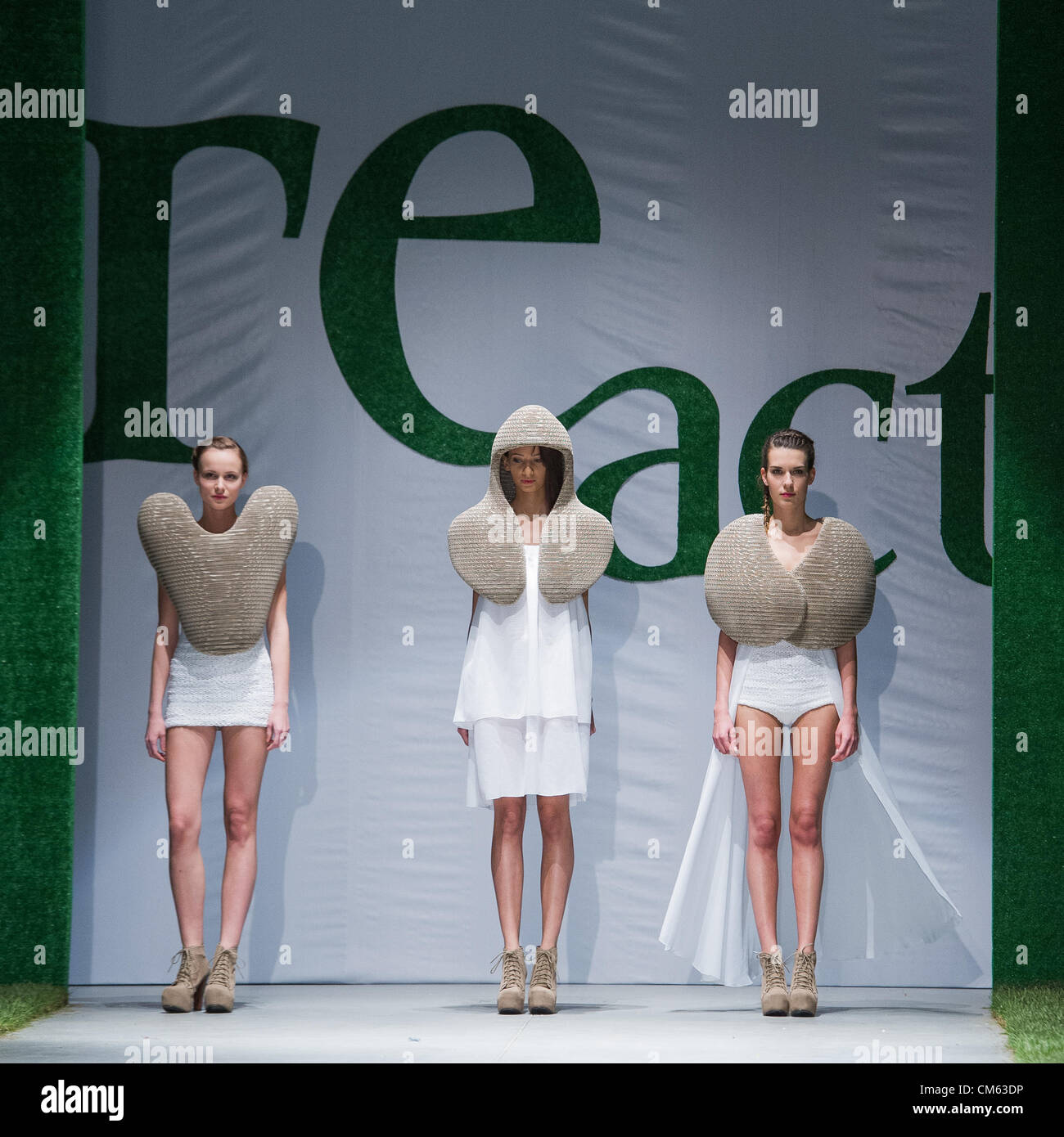 October 12, 2012 Lodz, Poland - Models on the runway during the ...