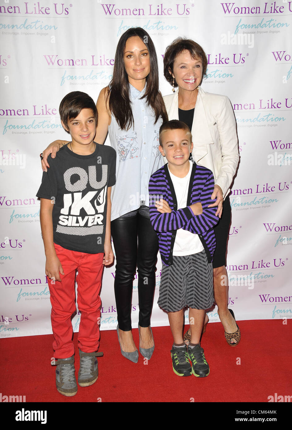 Oct. 13, 2012 - Los Angeles, California, U.S. - Catt Sadler, sons ...