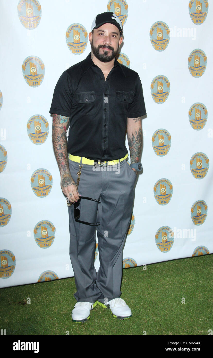Oct. 13, 2012 - Los Angeles, California, U.S. - A.J McLean attends The ...