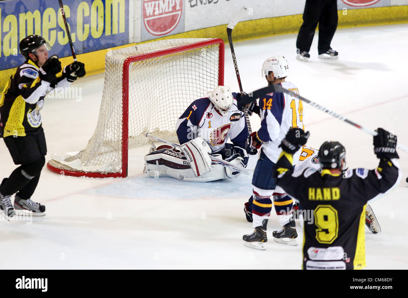 13.10.12 - Surrey, UK The Guildford Flames Iceh Hockey Club lost 4-2 to ...