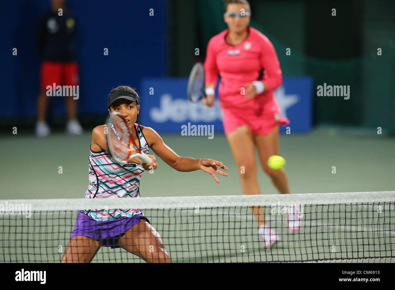 (L to R) Raquel Kops-Jones, Abigail Spears (USA), OCTOBER 14, 2012 ...