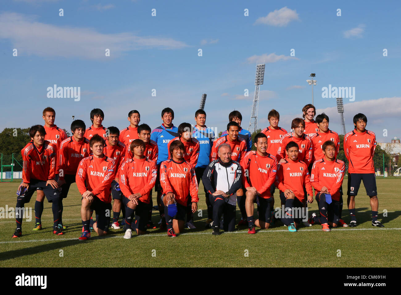 Japan team group, OCTOBER 14, 2012 - Football /Soccer : Japan national ...