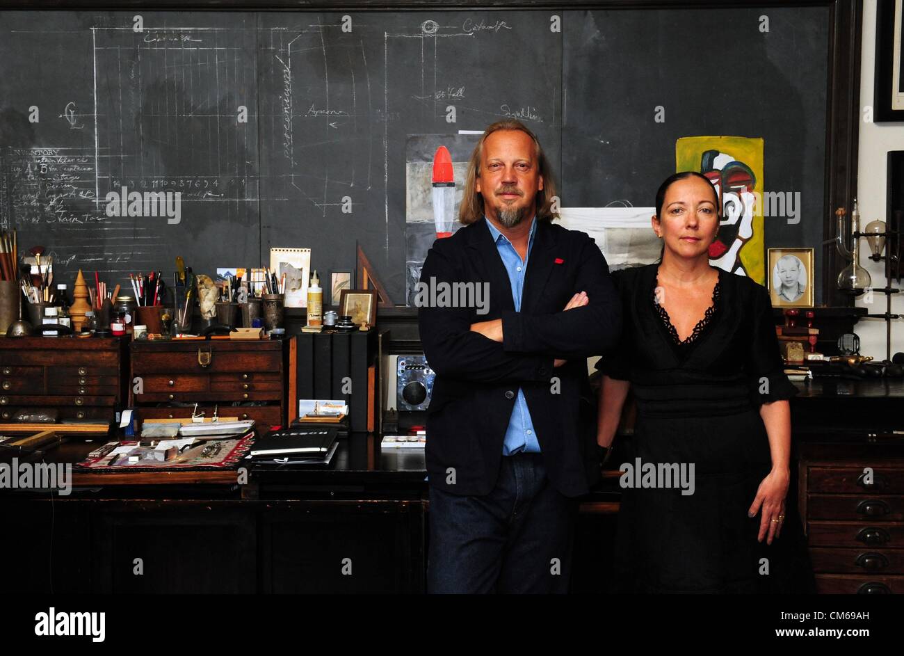 Sept. 5, 2012 - Manhattan, New York, U.S. - ROBIN STANDEFER and STEPHEN ...