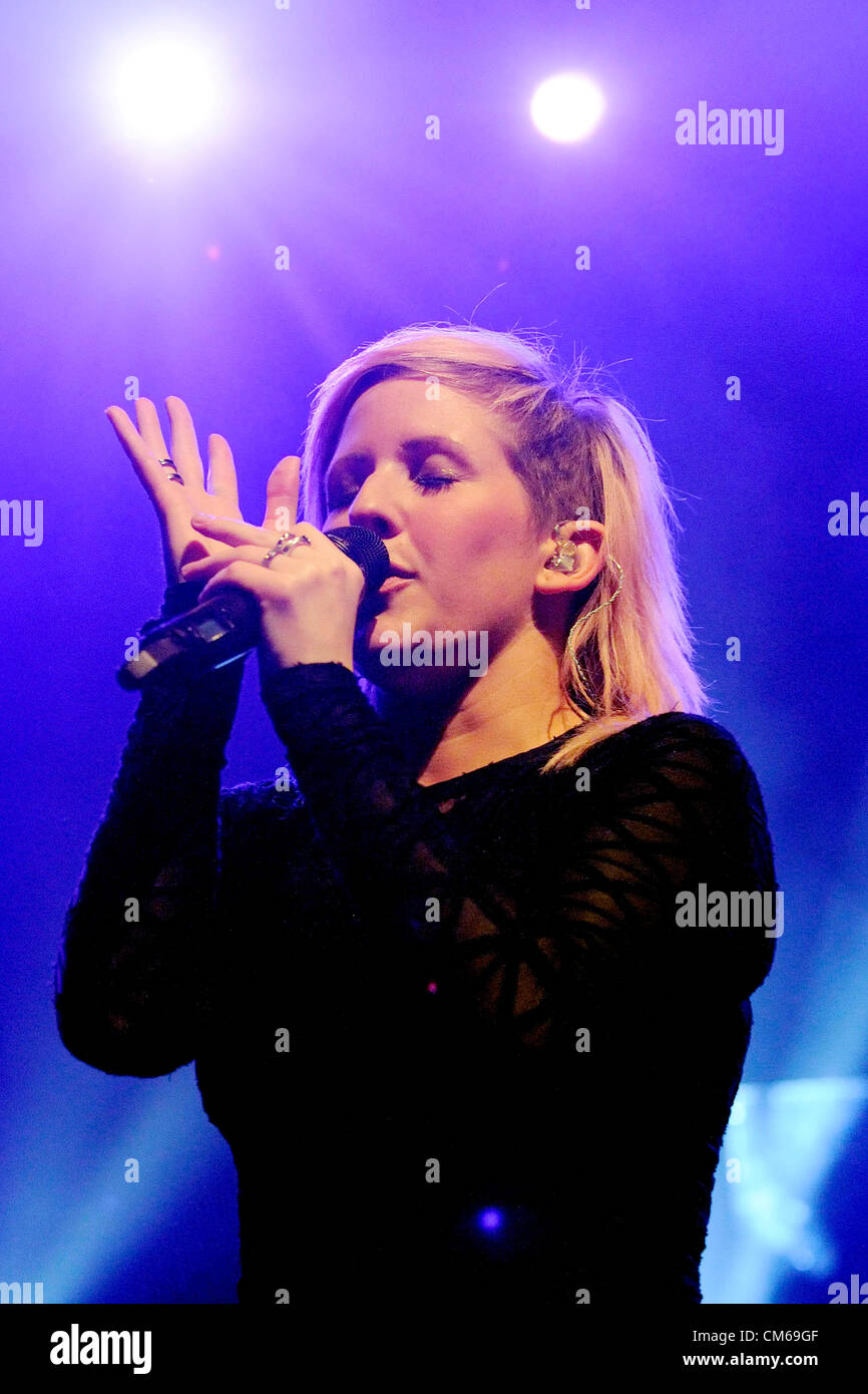 October 14, 2012. Toronto, Canada. English singer and songwriter Ellie ...