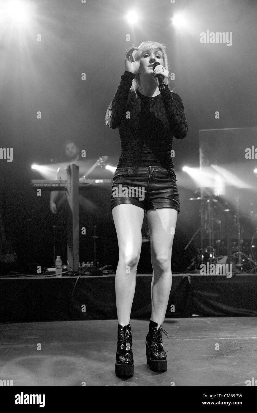 October 14, 2012. Toronto, Canada. English singer and songwriter Ellie ...