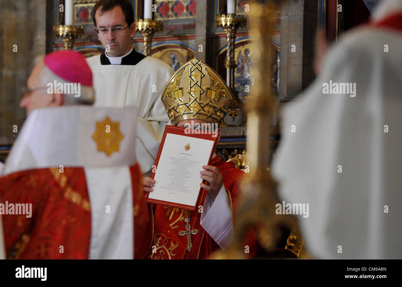 Cardinal Angelo Amato, a representative of the Vatican, pictured during ...