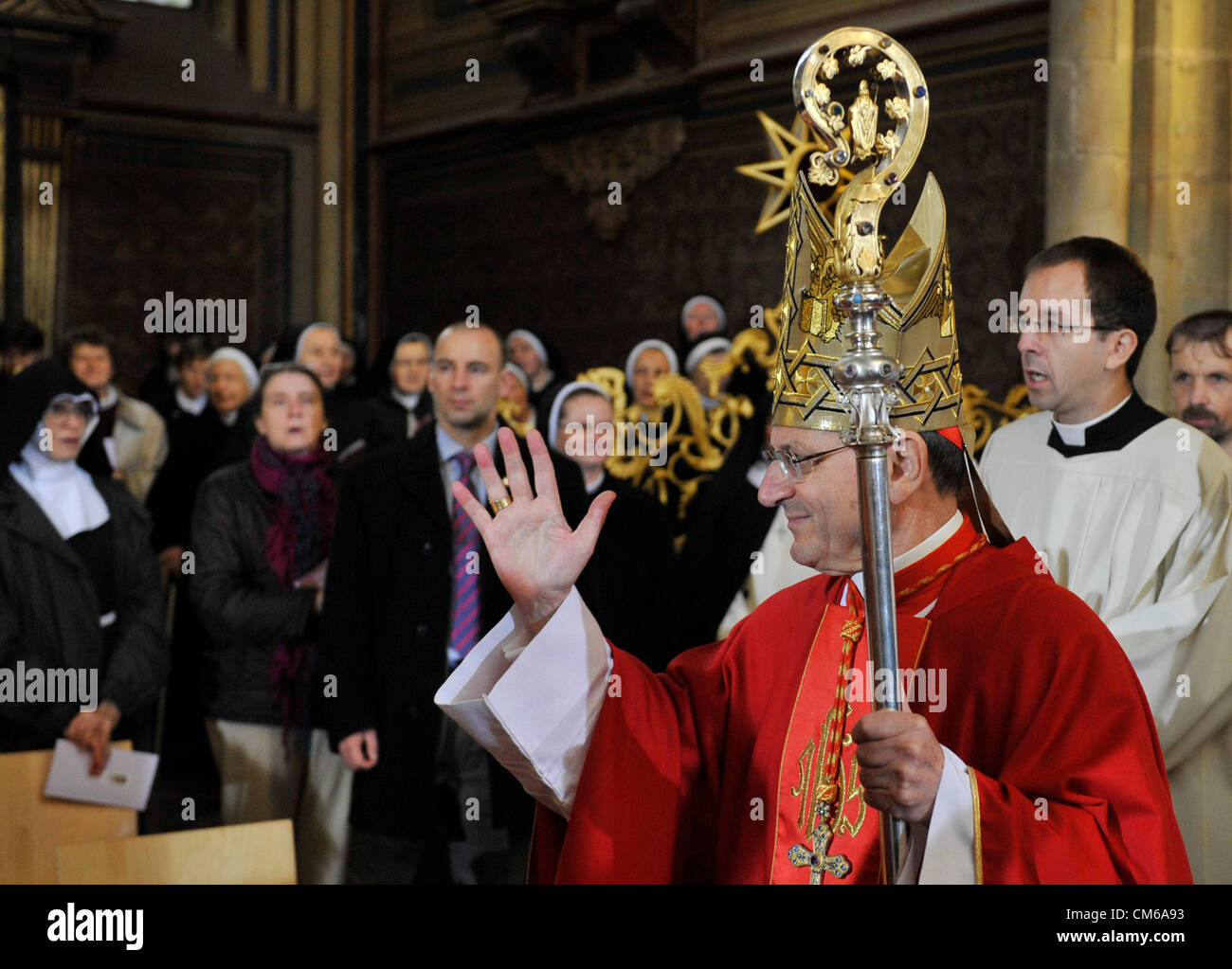Cardinal Angelo Amato, a representative of the Vatican, pictured during ...