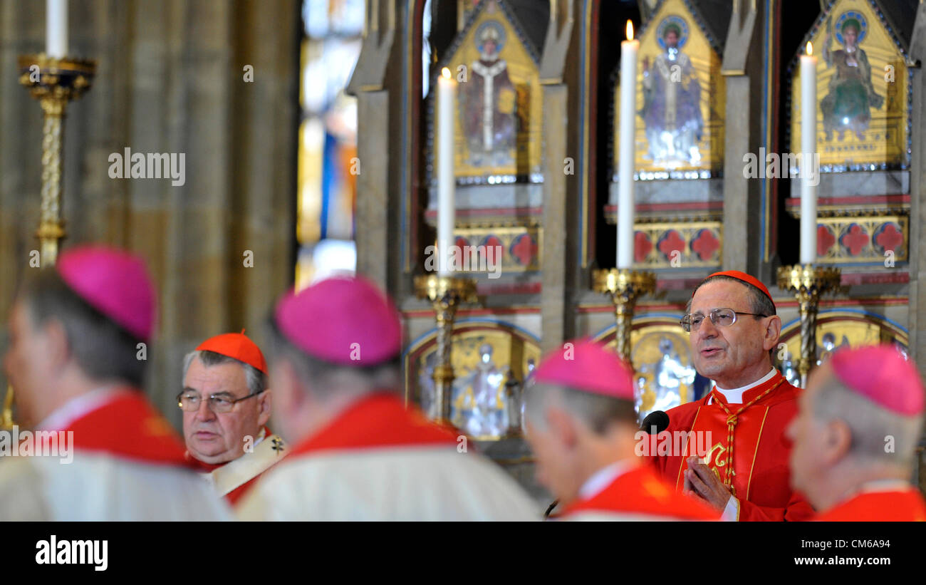 Cardinal Angelo Amato, a representative of the Vatican, pictured during ...