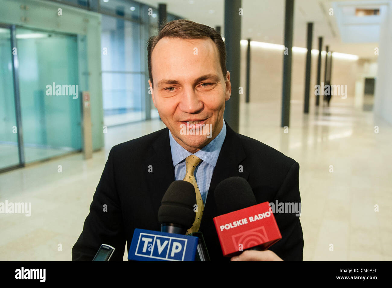 Oct. 15, 2012 - Luxembourg, LUX, Luxembourg - Radoslaw Sikorski ...