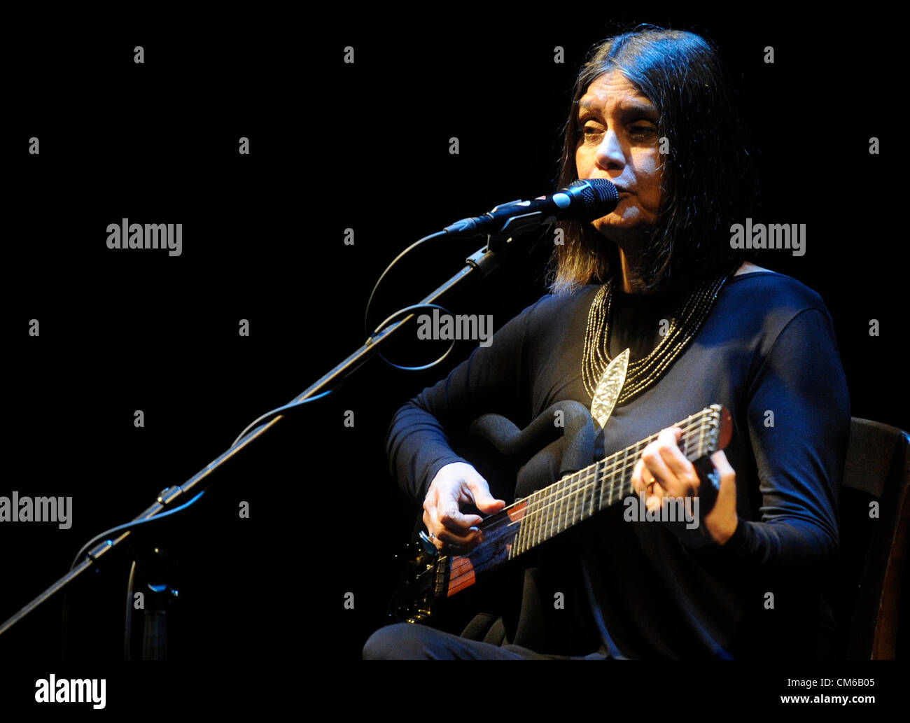 Brazilian singer and songwriter Joyce Moreno performs during music ...