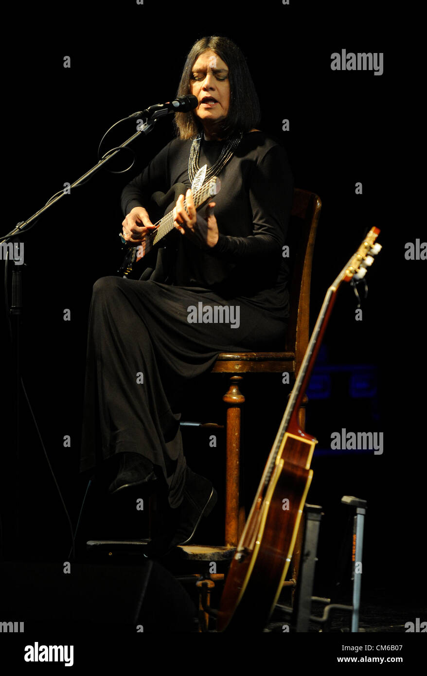 Brazilian singer and songwriter Joyce Moreno performs during music ...